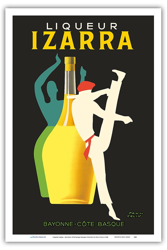 Liqueur Izarra - Bayonne Cote Basque (Basque Country) - Gerriko Dancer ...