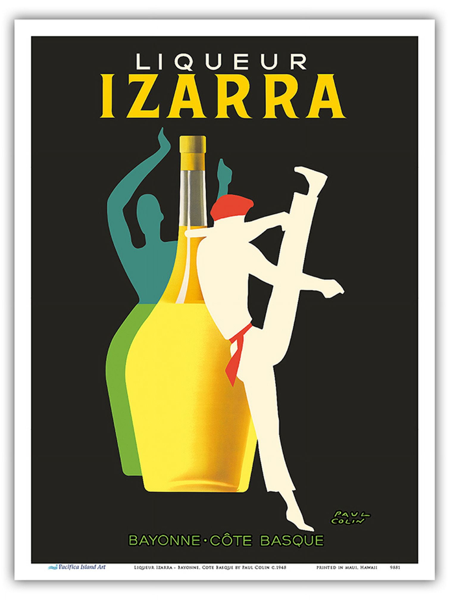 Liqueur Izarra - Bayonne Cote Basque (Basque Country) - Gerriko Dancer ...