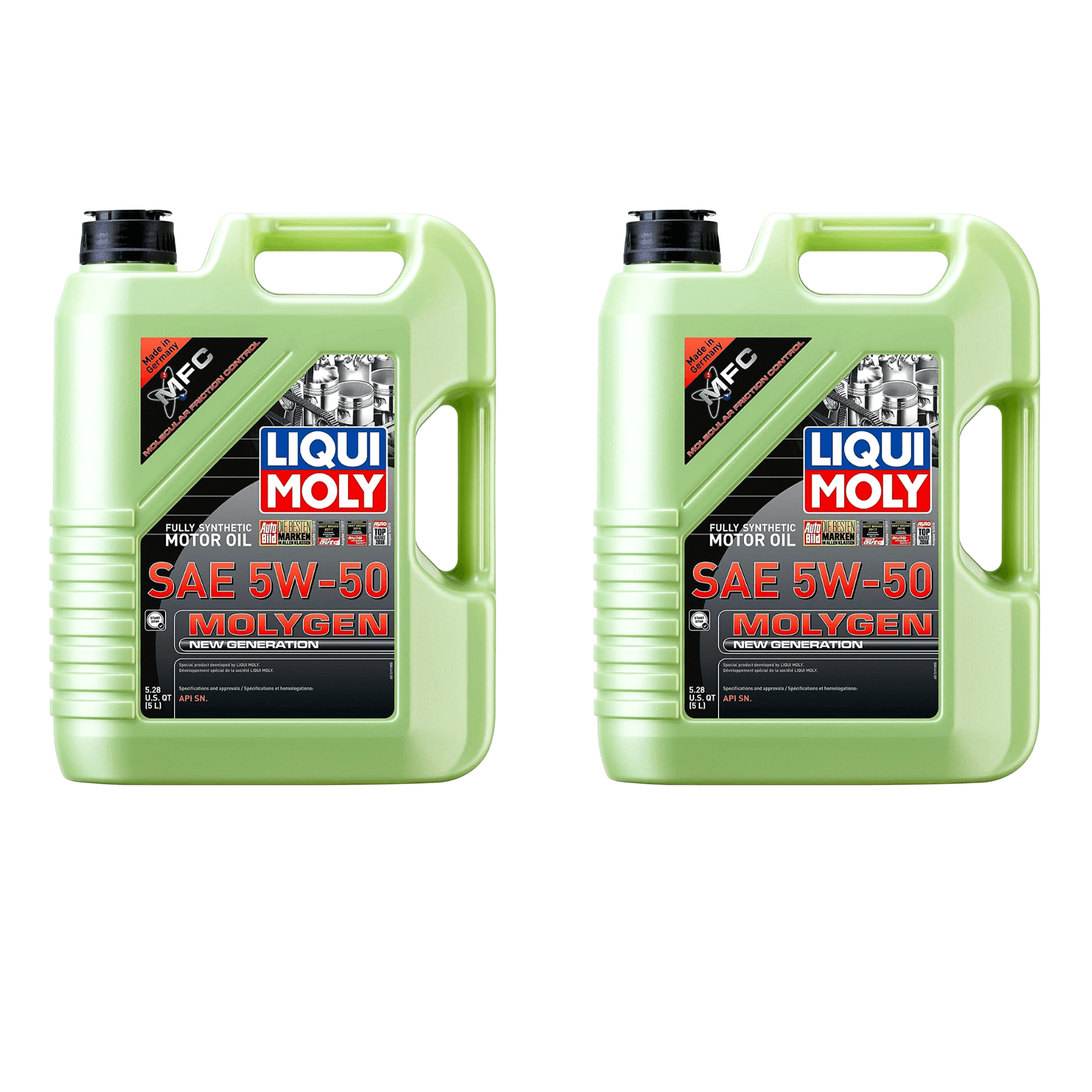 Liqui Moly 20310 Molygen New Generation SAE 5W-50 Fully Synthetic Motor ...