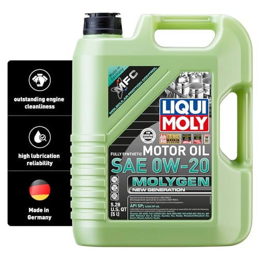 Liqui Moly Car Engine Molygen New Generation 0W-20 Synthetic Motor Oil ...