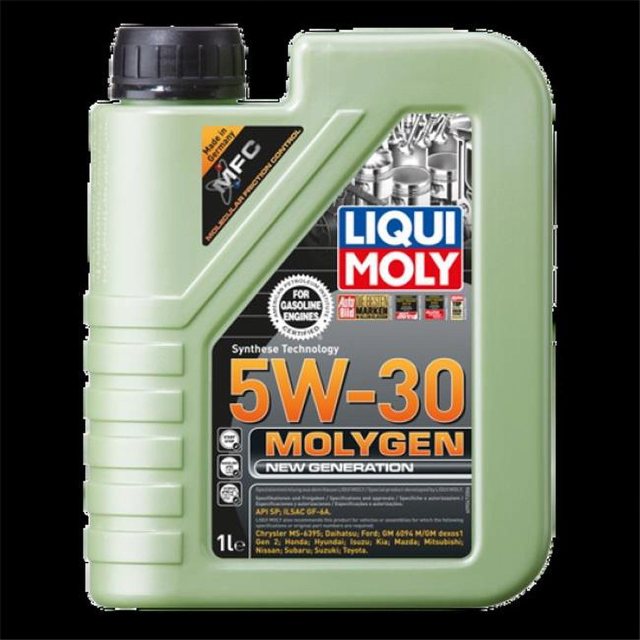 Liqui Moly 5 Litre 5W-30 Molygen New Generation Motor Oil - Walmart.com