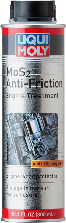 Liqui Moly MoS2 Anti-Friction Engine Treatment, 300 ml, Oil Additive ...