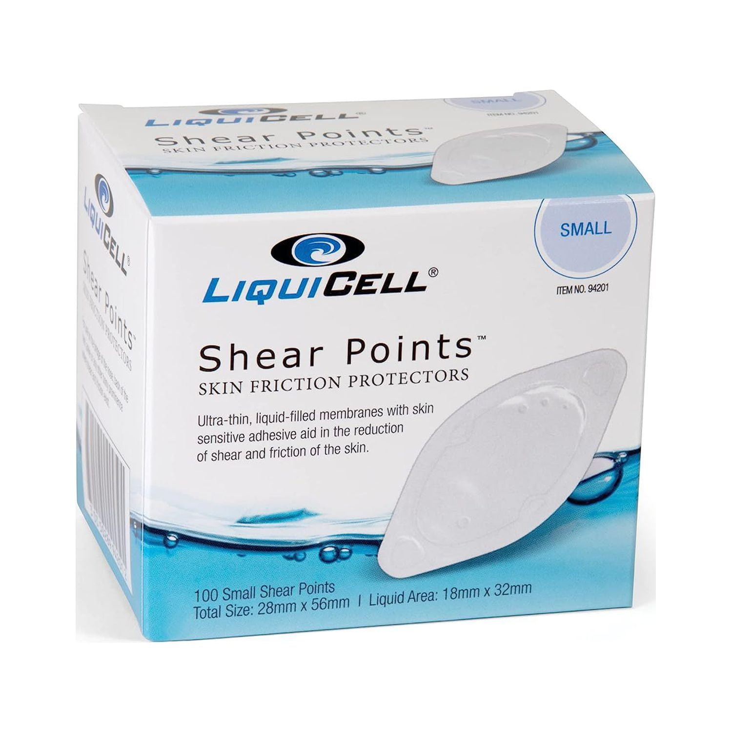 LiquiCell Shear Point Bandages, CPAP Nasal Pads, Box, 100 Bandages ...