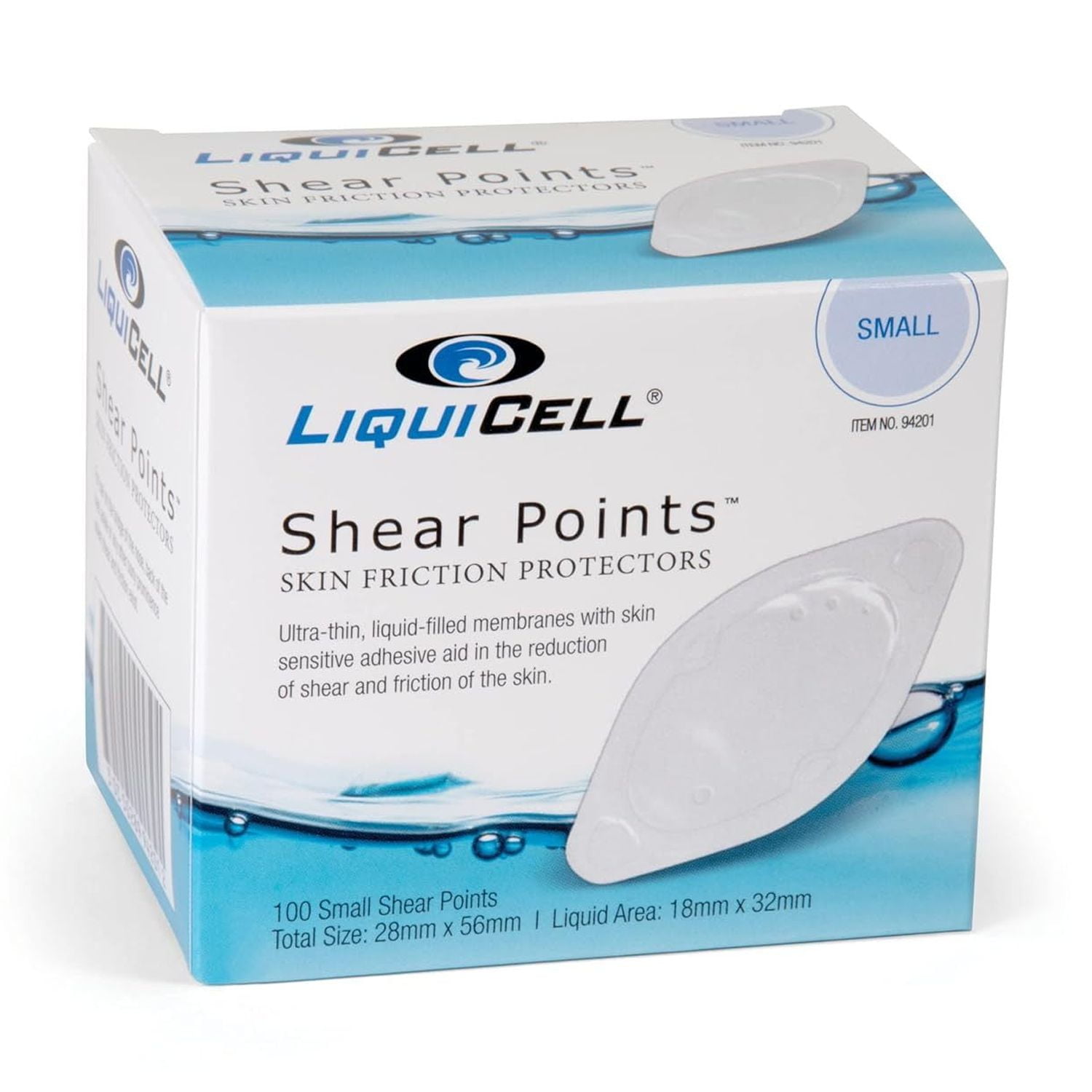 LiquiCell Shear Point Bandages, CPAP Nasal Pads, Box, 100 Bandages ...
