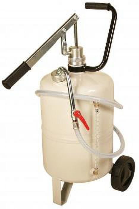 LiquiDynamics 24127R 6 Gallon Hand Operated Oil Dispenser with ShutOff ...