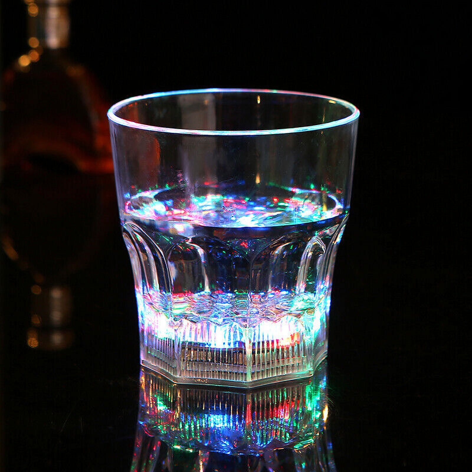 Liquid Activated Multicolor LED Glasses Fun Light Up Drinking Tumblers ...