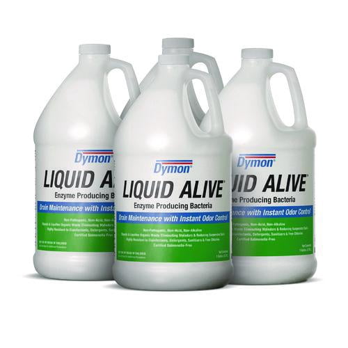 Liquid Alive Enzyme Producing Bacteria, 1 Gal Bottle, 4/carton | Bundle ...