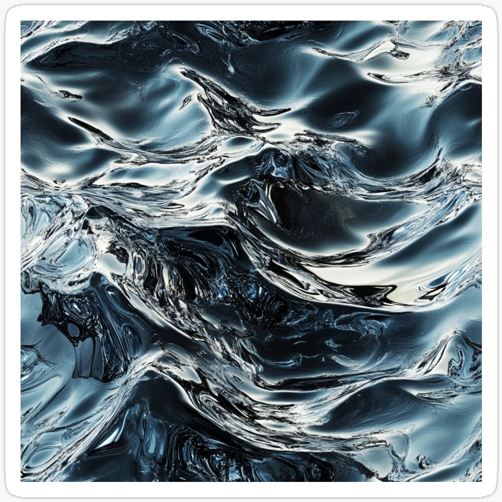 Liquid And Metallic Fusion Sticker Kir-999 - Walmart.com