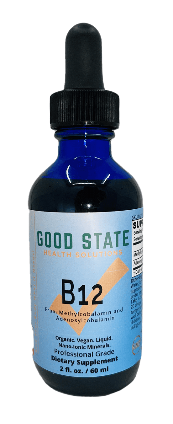 Good State Liquid B12 Supplement, 2 Fl Oz - Supports Energy Production ...