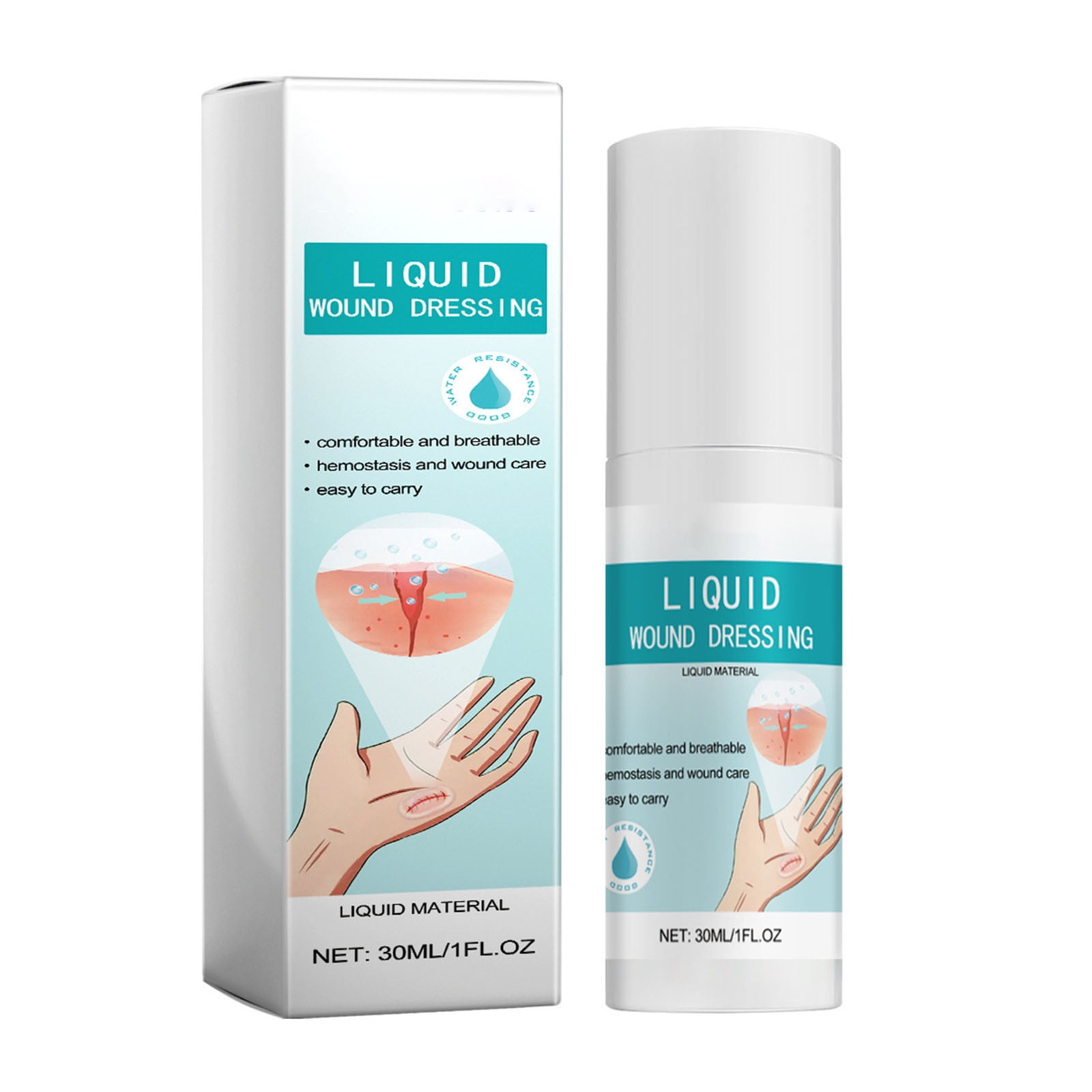 Liquid Bandage, Skin Protection Spray, Fast-Drying, Waterproof, 30ml/1 ...