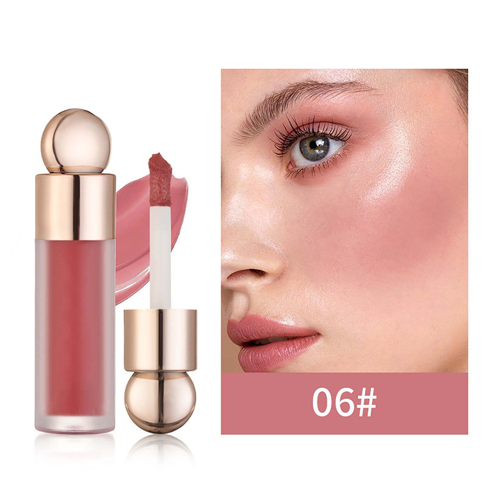 Liquid Blush For Cheeks, Pink Blush Red Blush Skin Tint, Natural ...