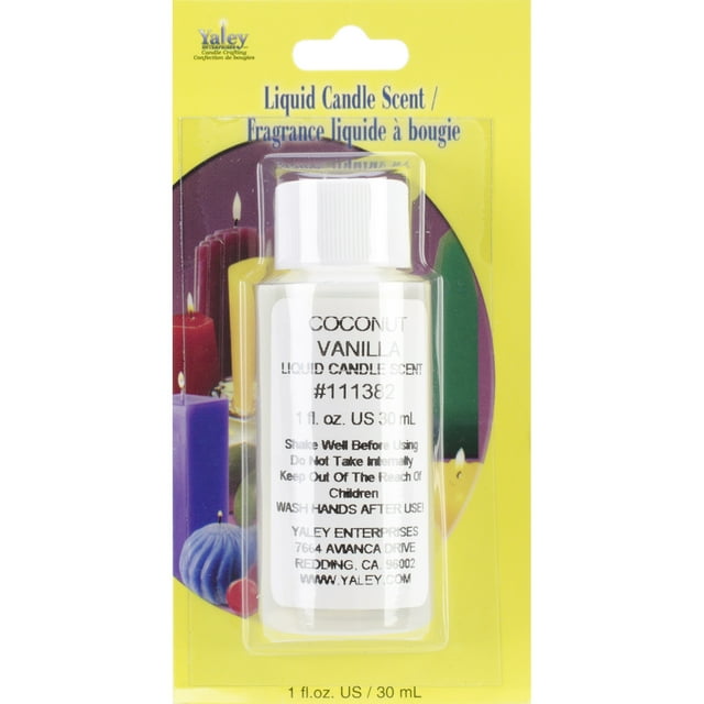 Liquid Candle Scent 1oz Bottle-Coconut Vanilla, Pk 2, Yaley - Walmart.com