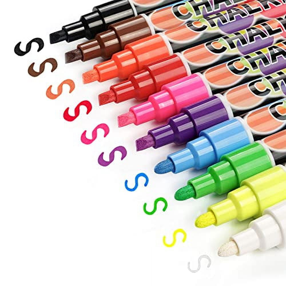 IJIANG Liquid Chalk Markers Neon Pens for Chalkboard Wet Erase Markers ...