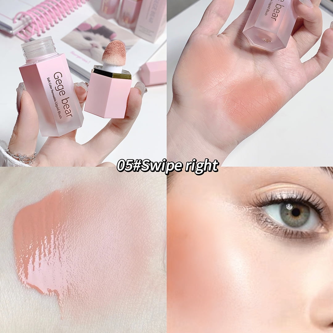 Liquid Cheek Blush - Blusher Makeup, Natural and Long-lasting ...