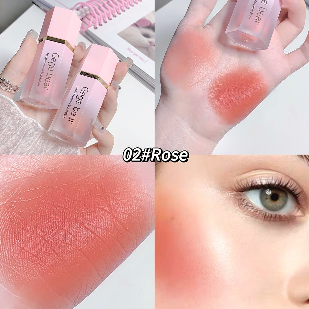 Liquid Cheek Blush - Blusher Makeup, Natural and Long-lasting ...