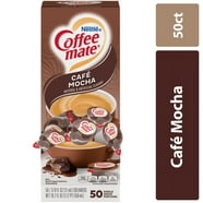Coffee-mate Liquid Coffee Creamer, Cafe Mocha, 0.38 oz Mini Cups, 50 ...