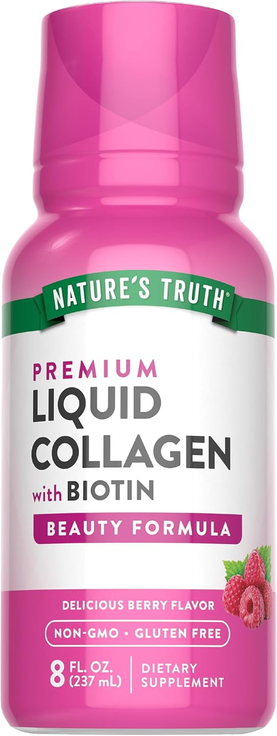 Nature's Truth, Liquid Collagen, 8 oz, Supplement, Berry Flavor ...