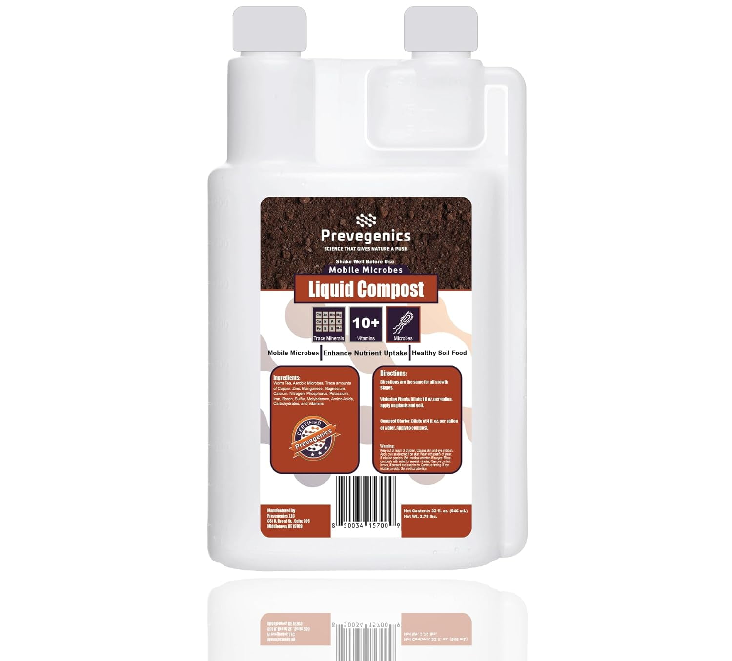 Liquid Compost | Worm Tea with Trace Minerals, Vitamins, and Aerobic ...