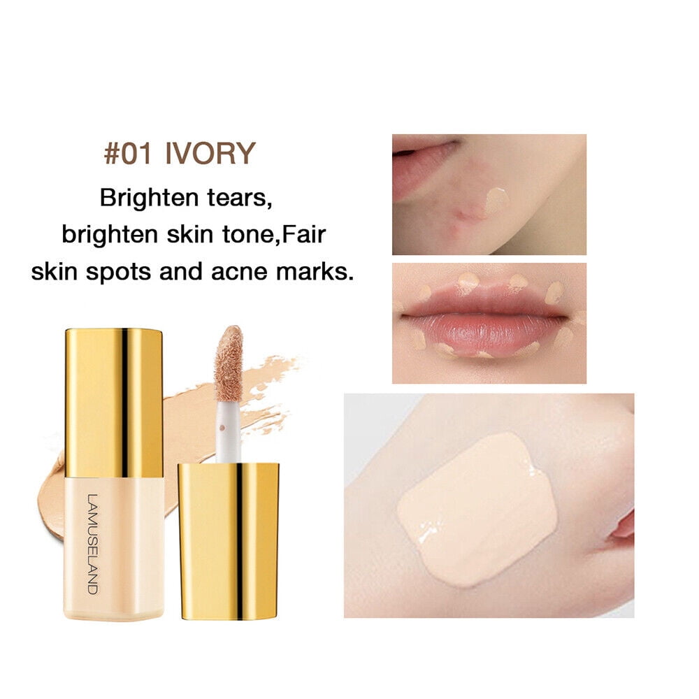 Liquid Concealer Foundation Full Coverage Conceal Matte Brighten Long ...