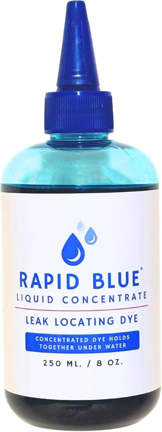 Liquid Concentrate Leak Locating Dye, Instant Blue Dye Liquid for Leak ...