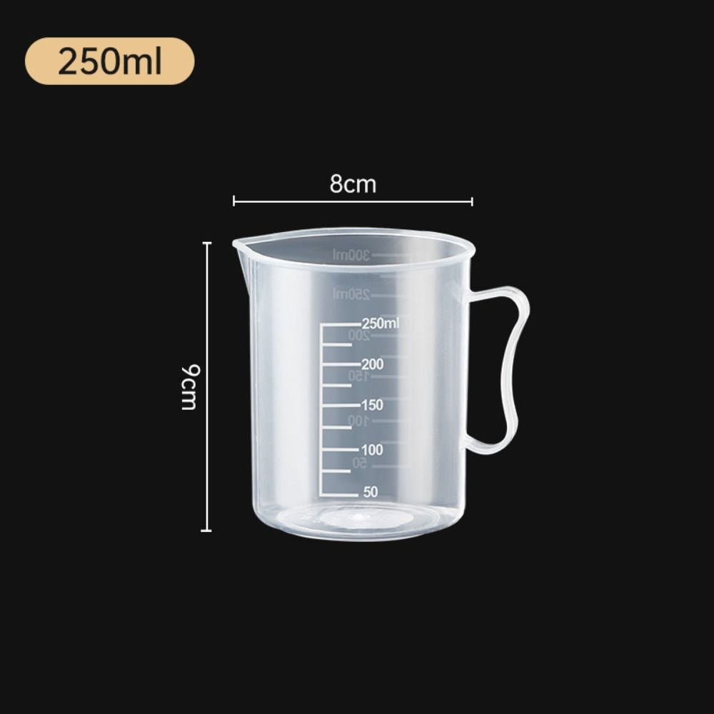 Liquid Container Plastic with Lid Large Capacity Transparent Mixing Cup ...