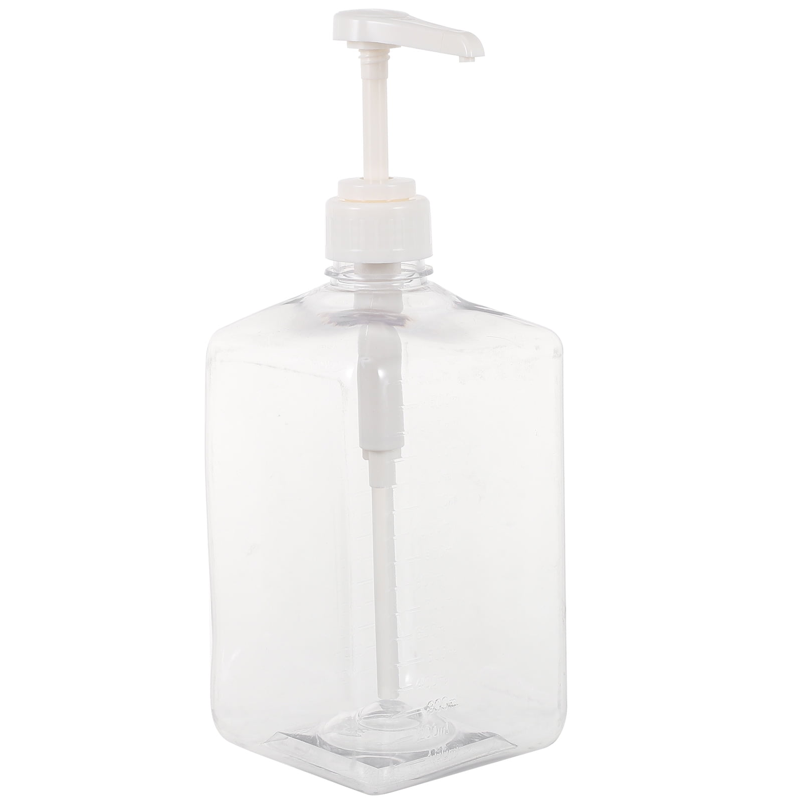 Liquid Containers Plastic Sugar Bottle Sauce Dispenser Clear Pump ...