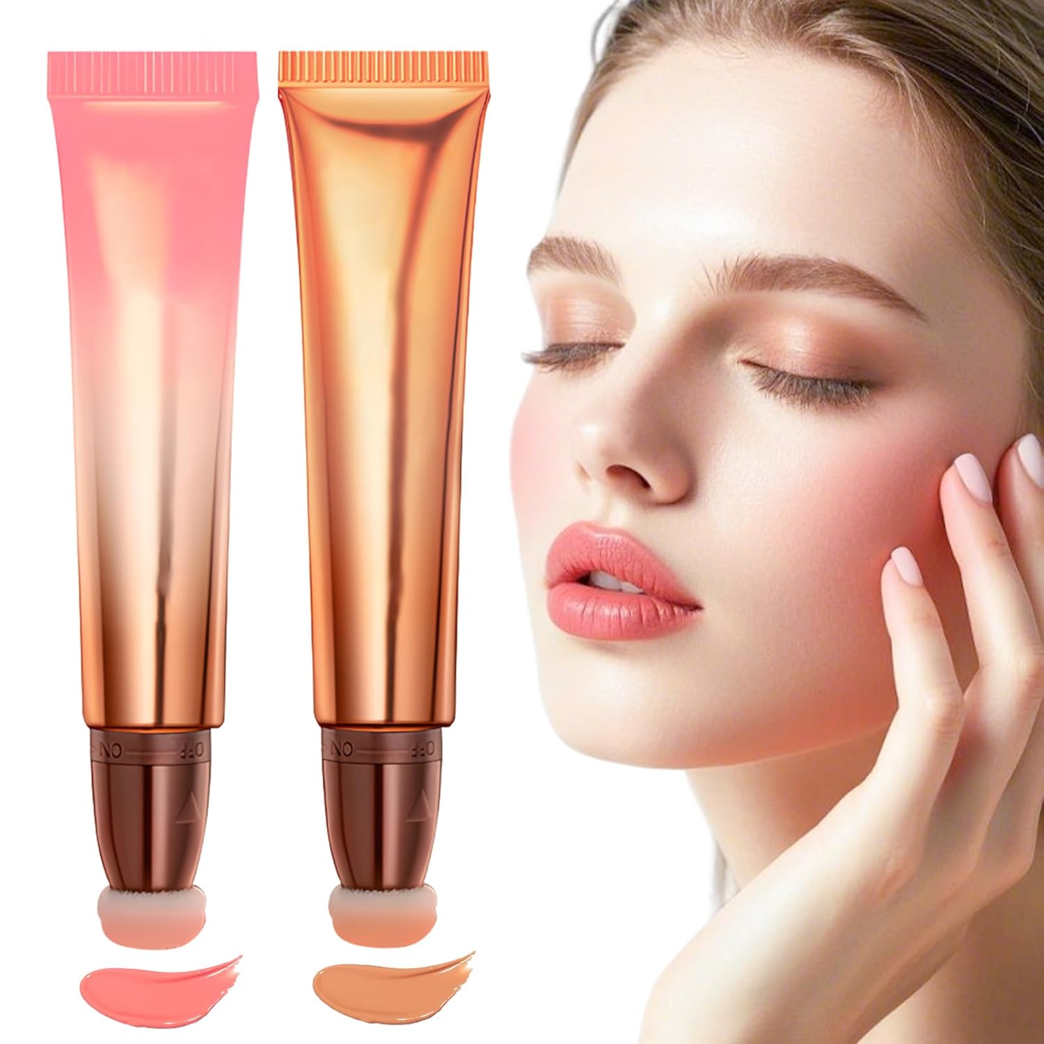 Liquid Contour Wand, 2025 New 2 In 1 Contour Beauty Wand Blushs ...