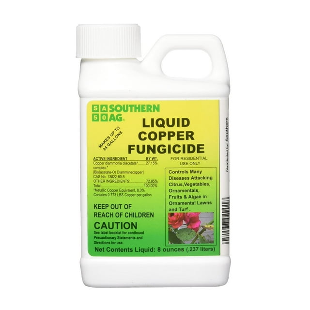 Liquid Copper Fungicide - Prevents Plant Disease Caused by Bacteria and ...