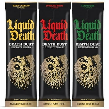 Liquid Death Water Sparkling Squeezed to Death (24 Pack) 19.2 fl oz ...