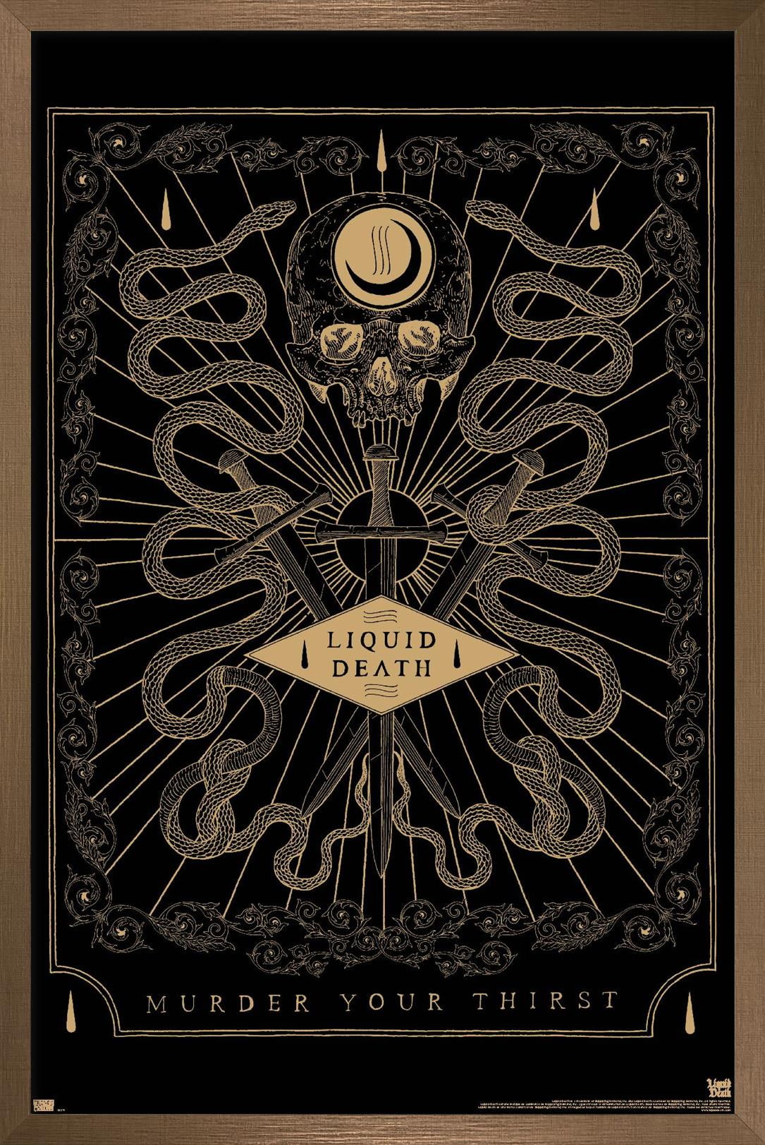 Liquid Death - Oracle Wall Poster, 22.375" x 34" Framed - Walmart.com