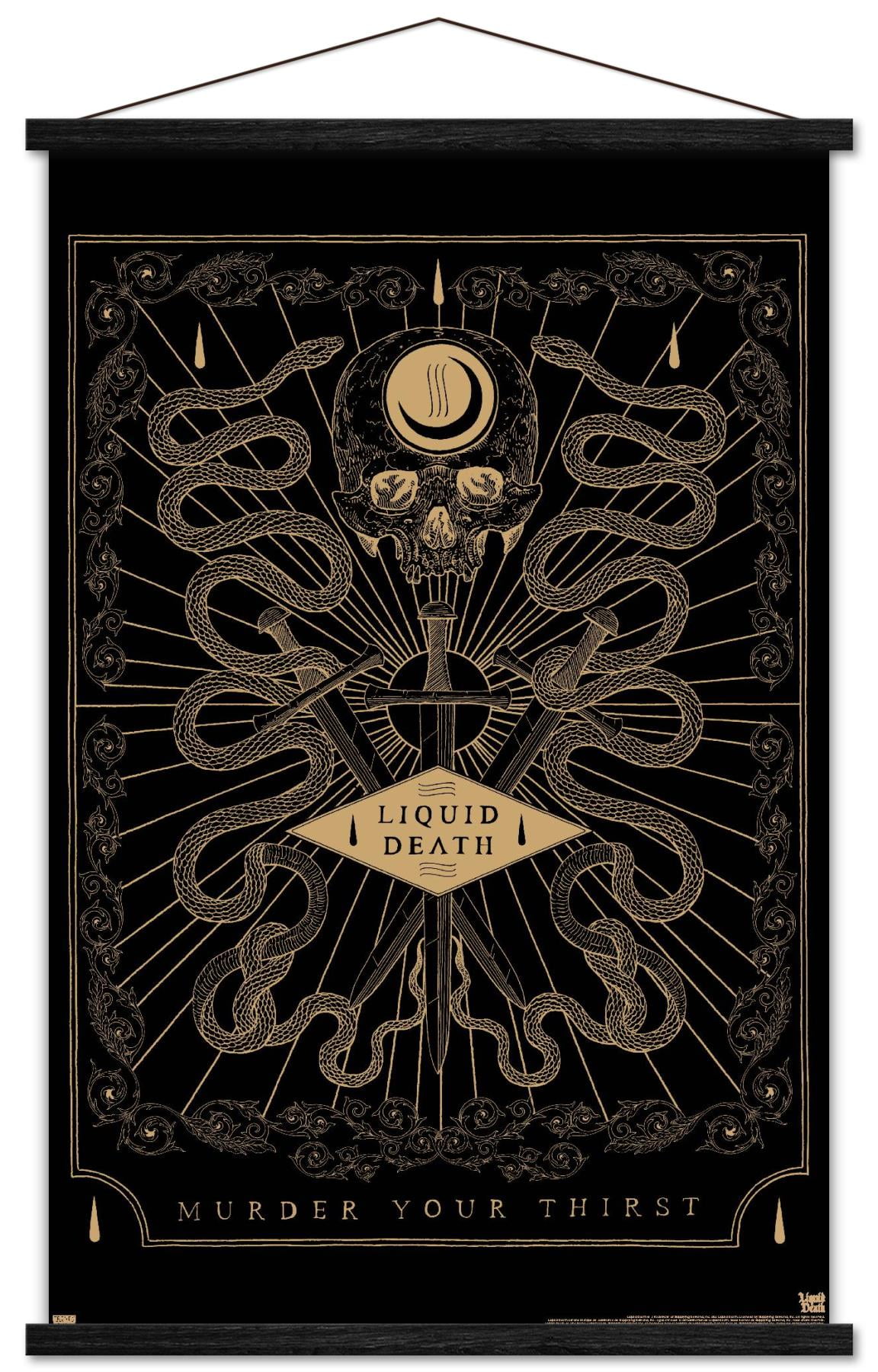 Liquid Death - Oracle Wall Poster with Magnetic Frame, 22.375" x 34 ...