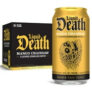 Liquid Death Sparkling Water, Psycho Cider 19.2 oz King Size Cans (8 ...