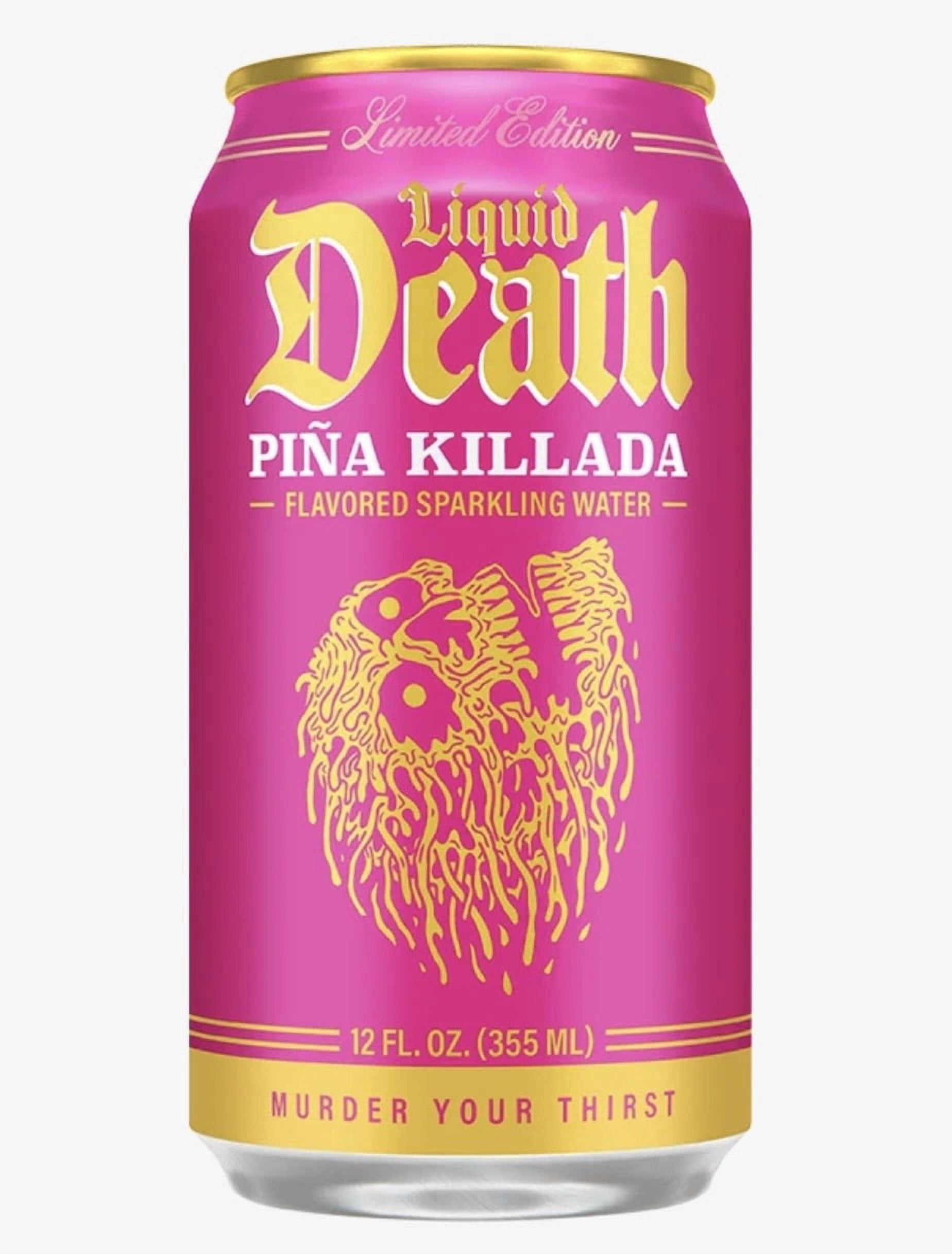 Liquid Death Sparkling Water, Pina Killada, 12 oz. Size, Single Can ...