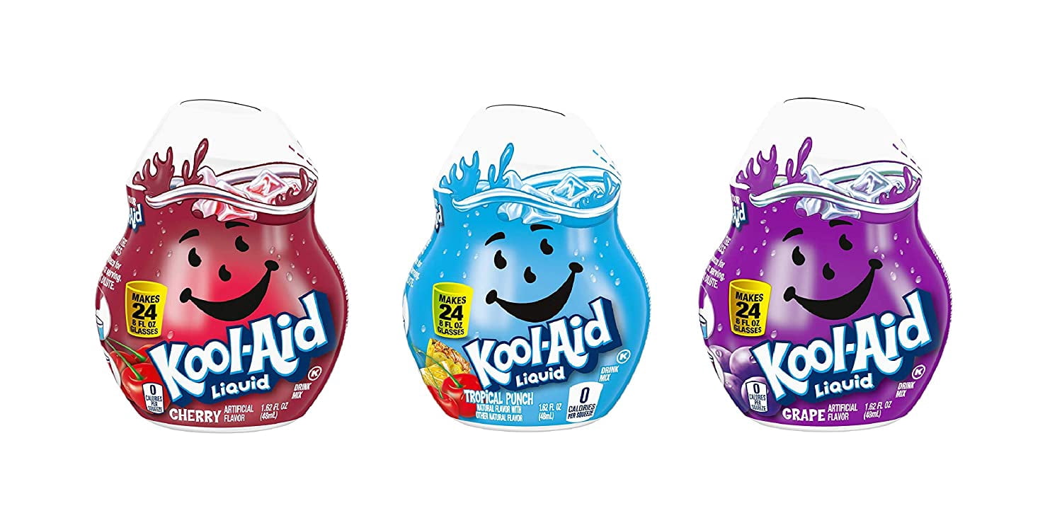 Liquid Drink Mix Variety Pack (Cherry, Grape, & Tropical Punch), Pack ...