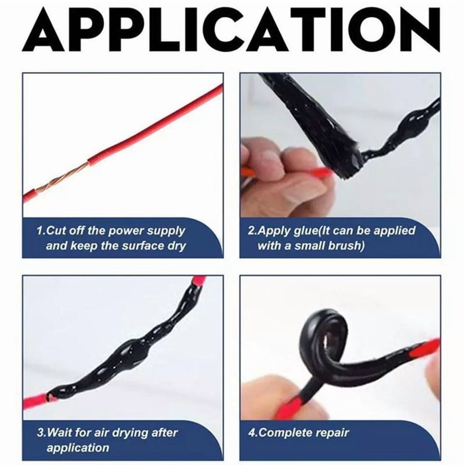 Liquid Electrical Tape High Temperature Insulating Glue Fast Dry ...