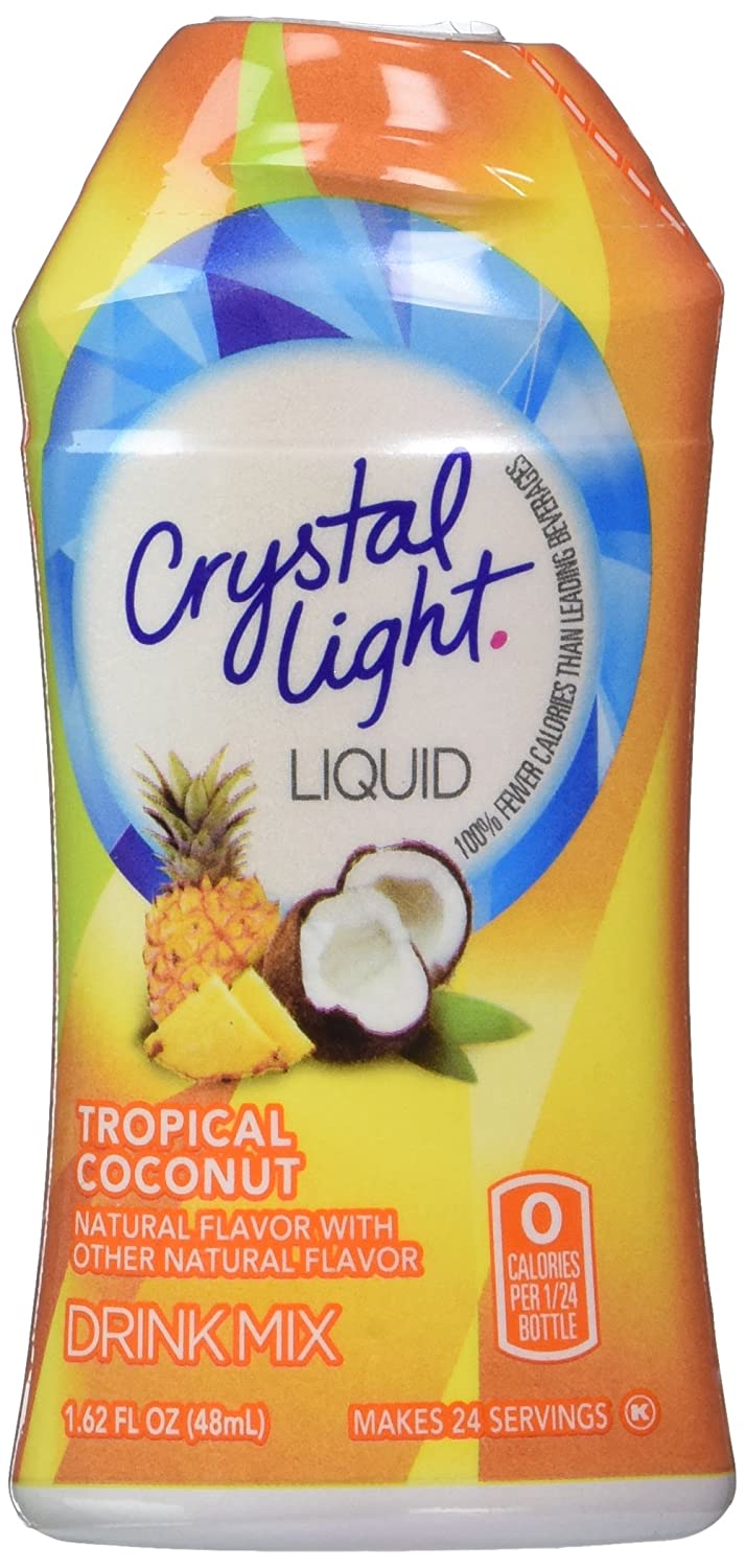 Liquid Energy Drink, Tropical Coconut, 1.62 fl oz (Pack of 12 ...
