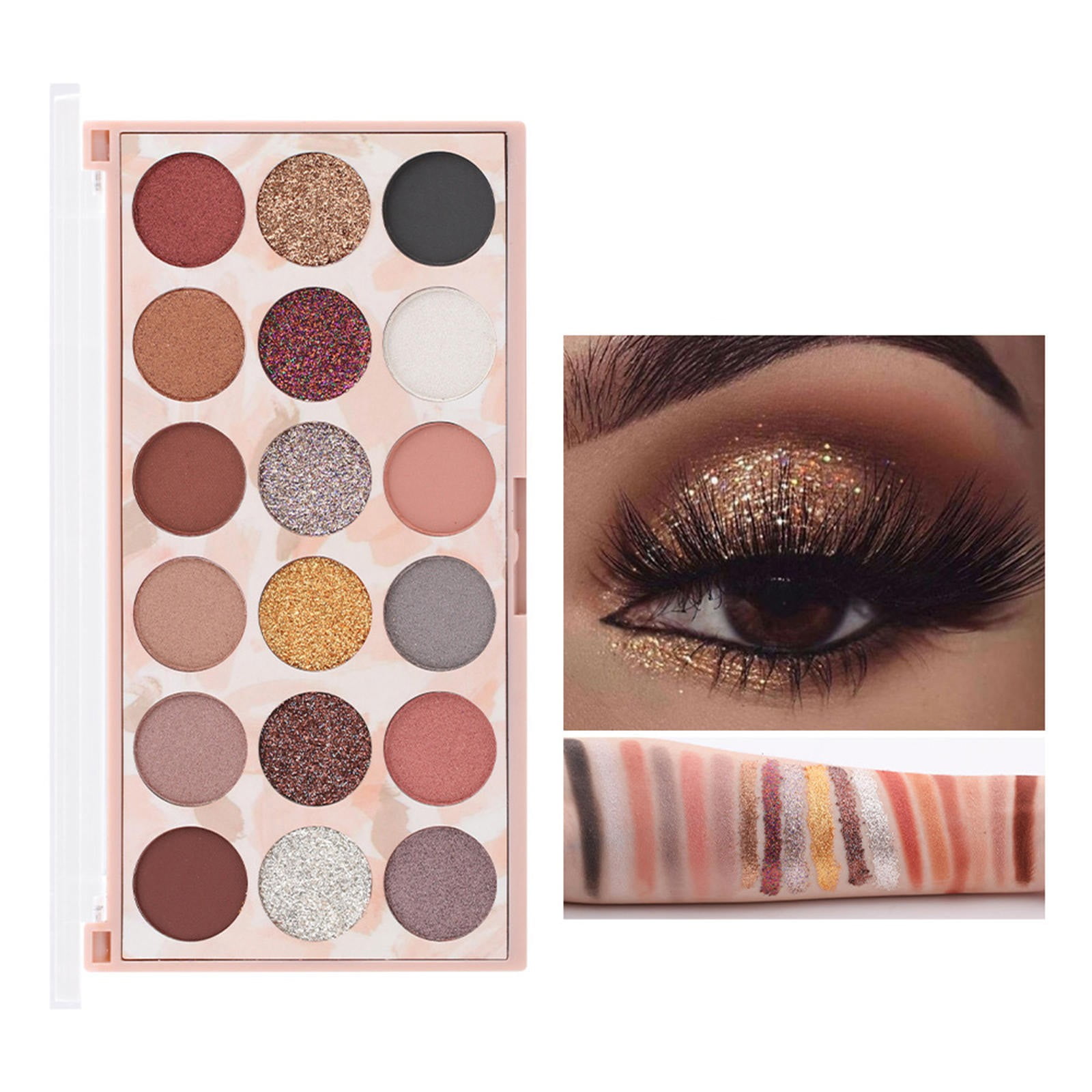 Liquid Eye Shadow 18 Color Eye Shadow Disc Sequins Golden Onion Lazy ...