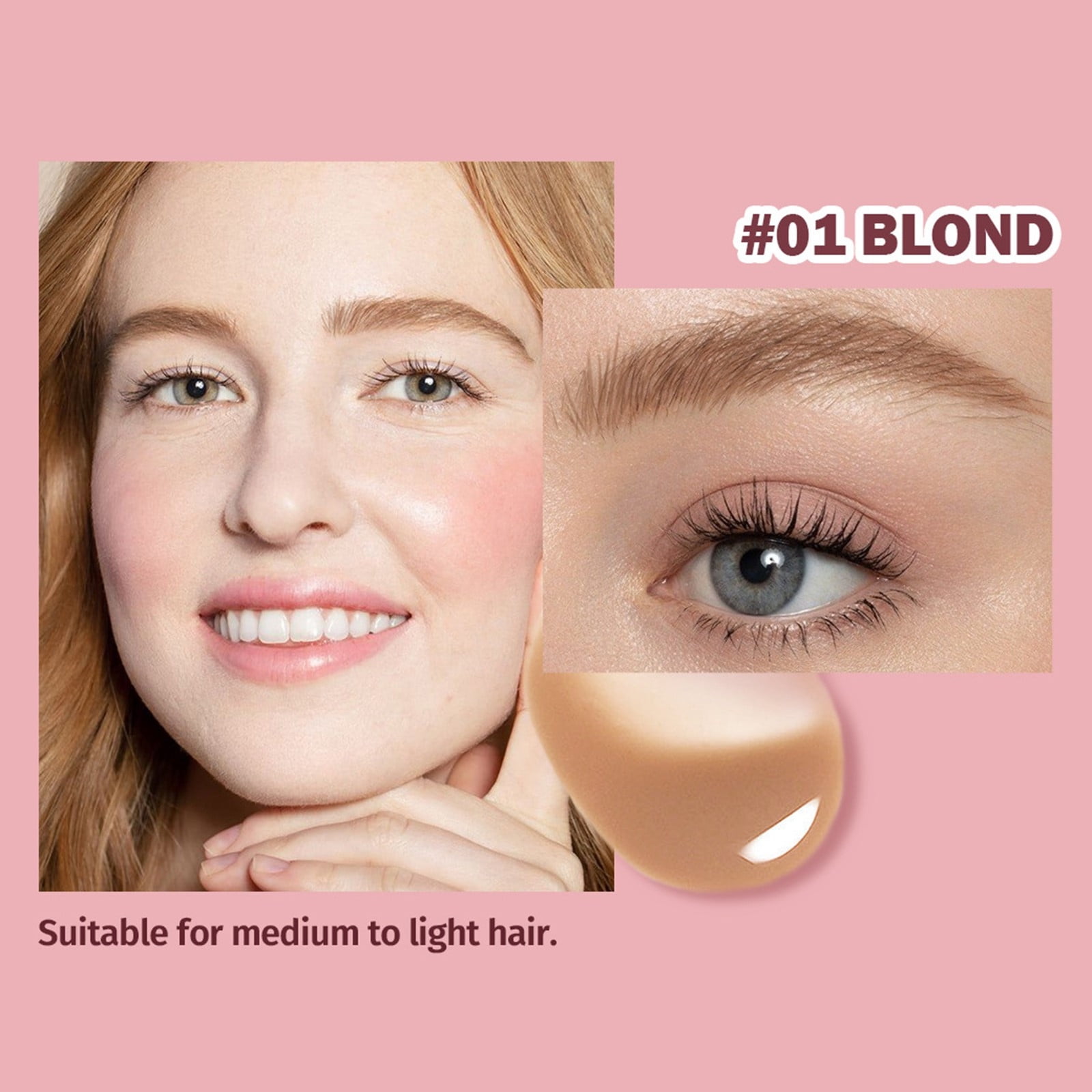 Liquid Eyebrow Brush Beginner Brow Fection Angled Brush & Dip Long ...