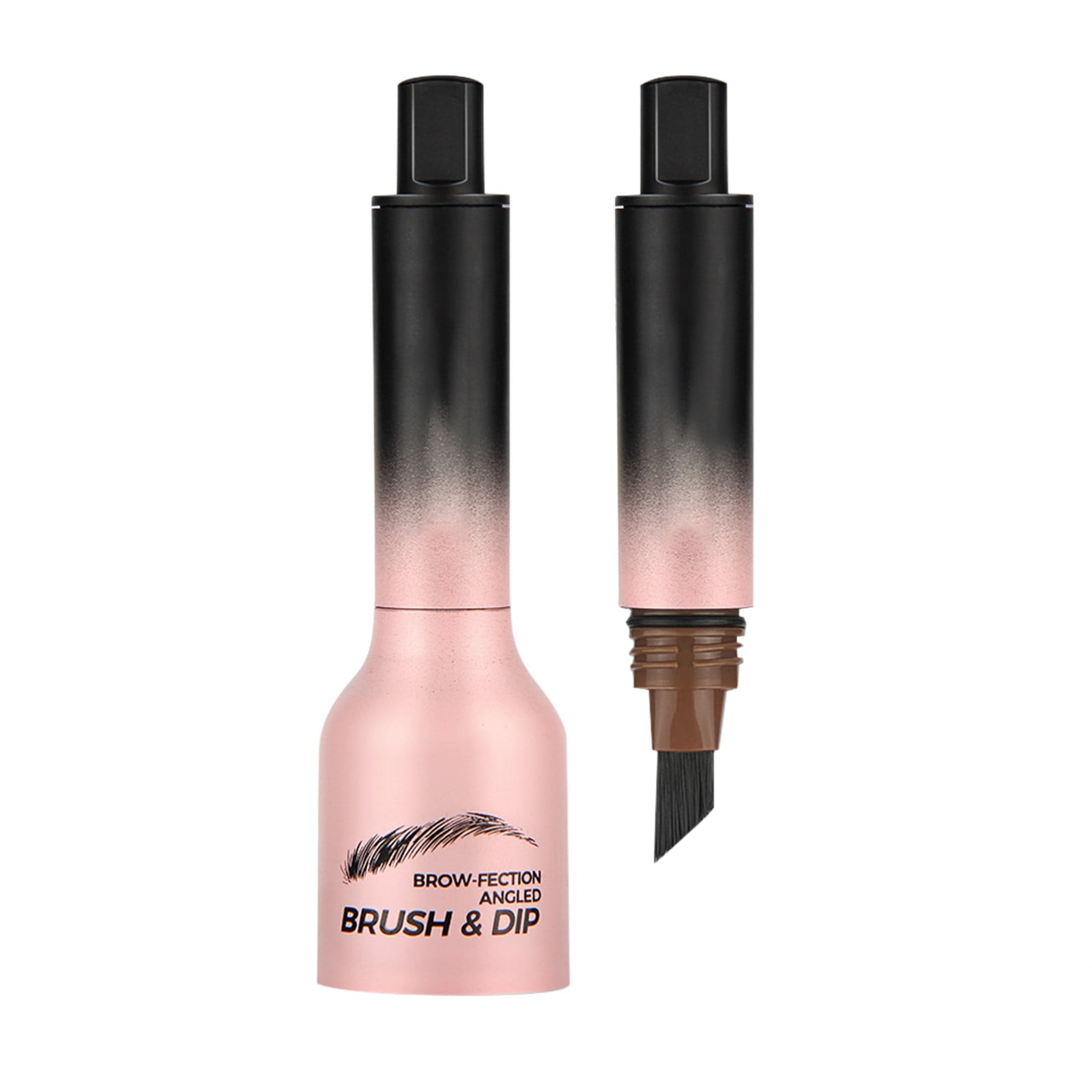 Liquid Eyebrow Brush, Beginner Brow-Fection Angled Brush & Dip ...