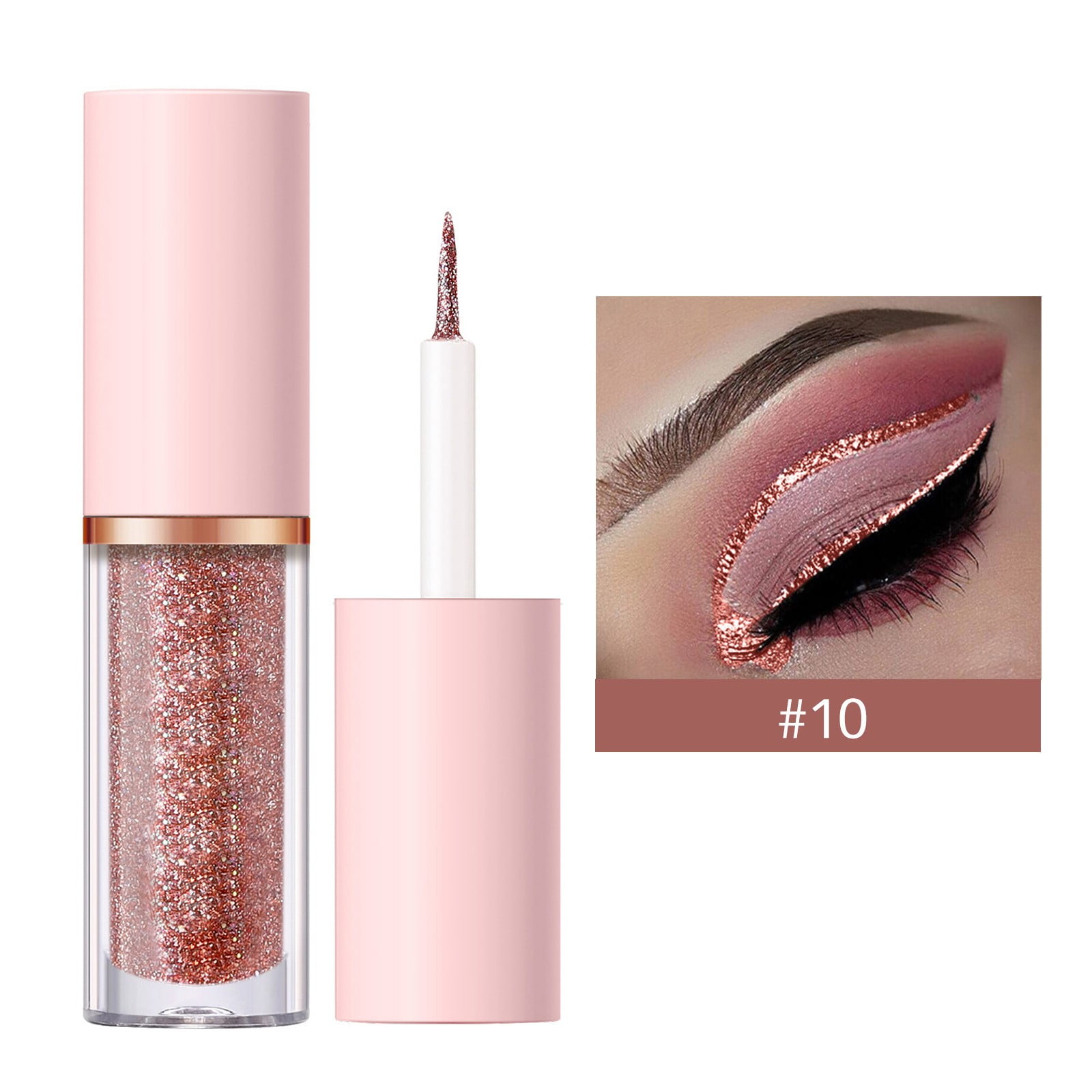 Liquid Eyeshadow, Sparkling Gleam Blue Long Lasting Makeup ...