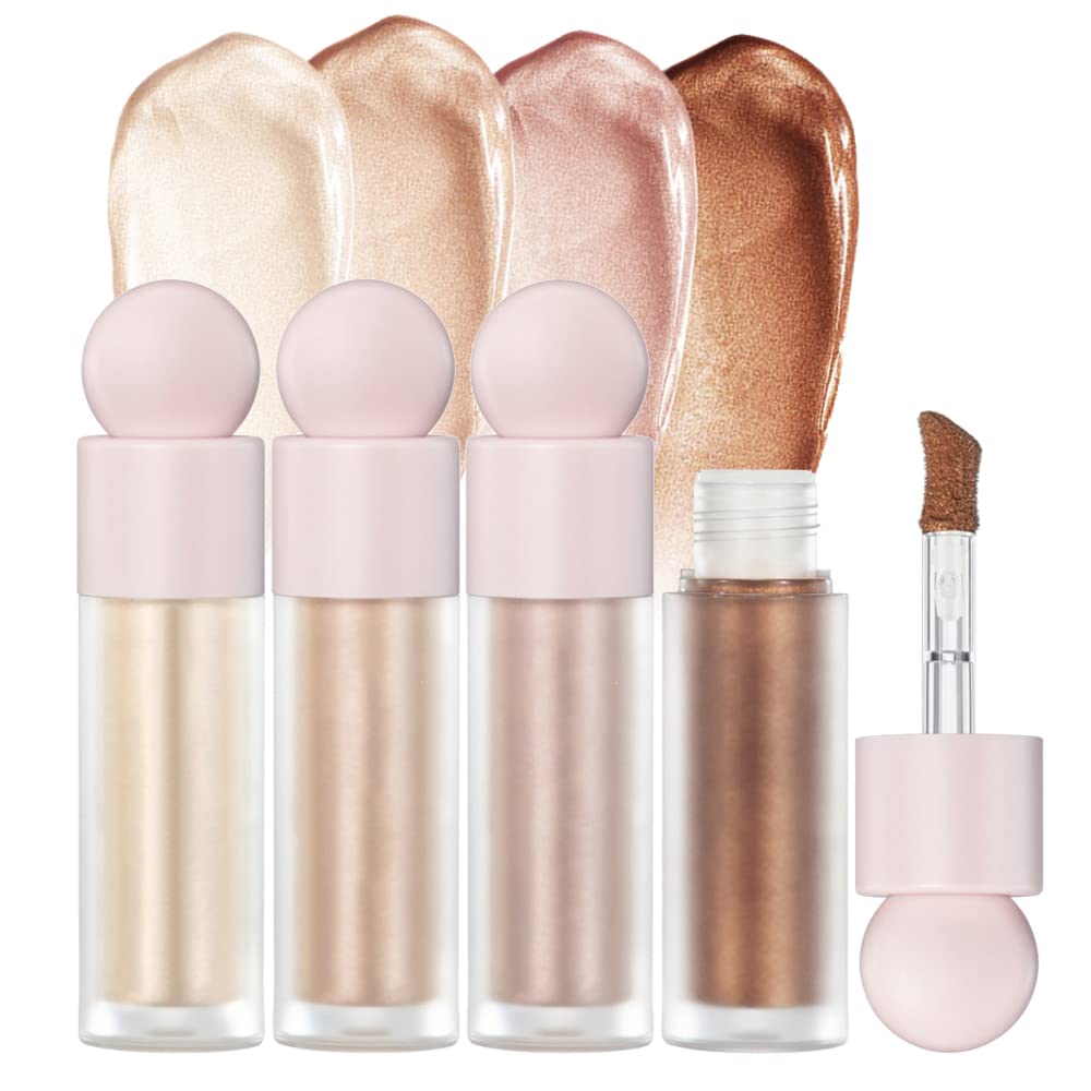 Liquid Face Highlighter Stick, Shimmer Highlighter Stick Makeup for ...