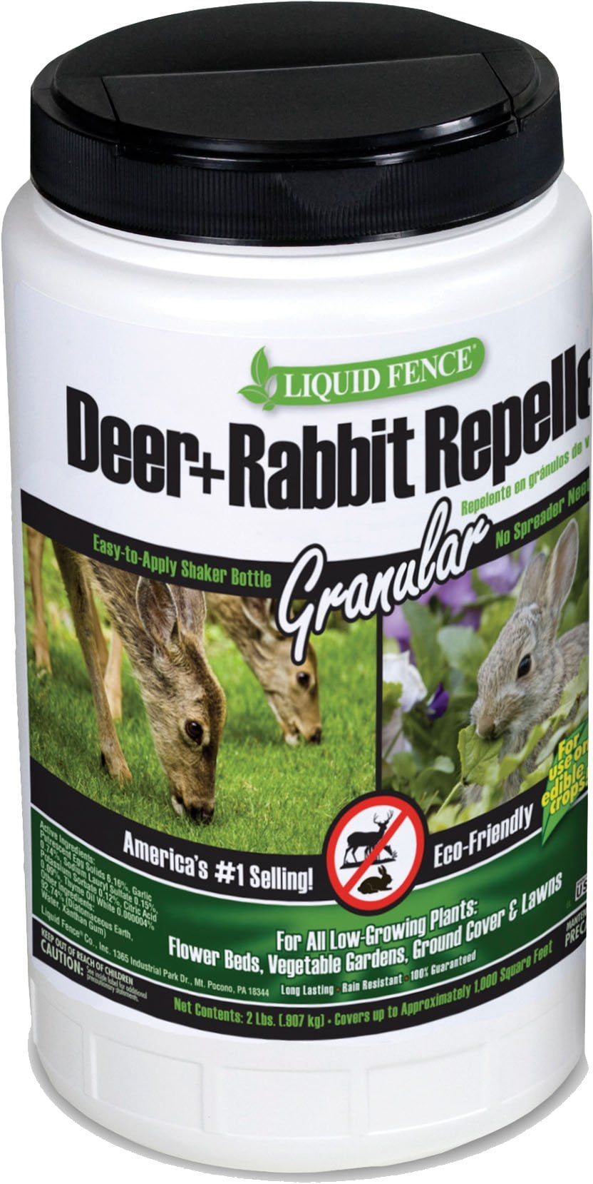 Liquid Fence Deer EC36 and Rabbit Repellent Granular, Keep Rabbits Out ...
