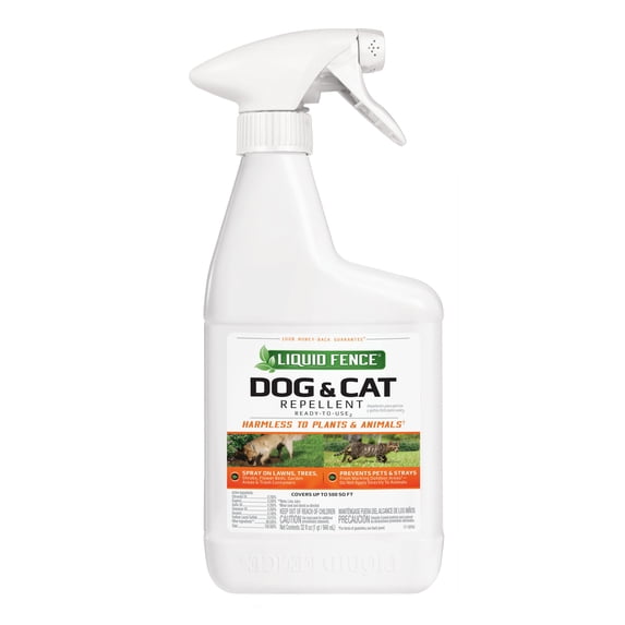 Liquid Fence - Non-Toxic Dog & Cat Repellent Outdoor Spray, Safe for ...