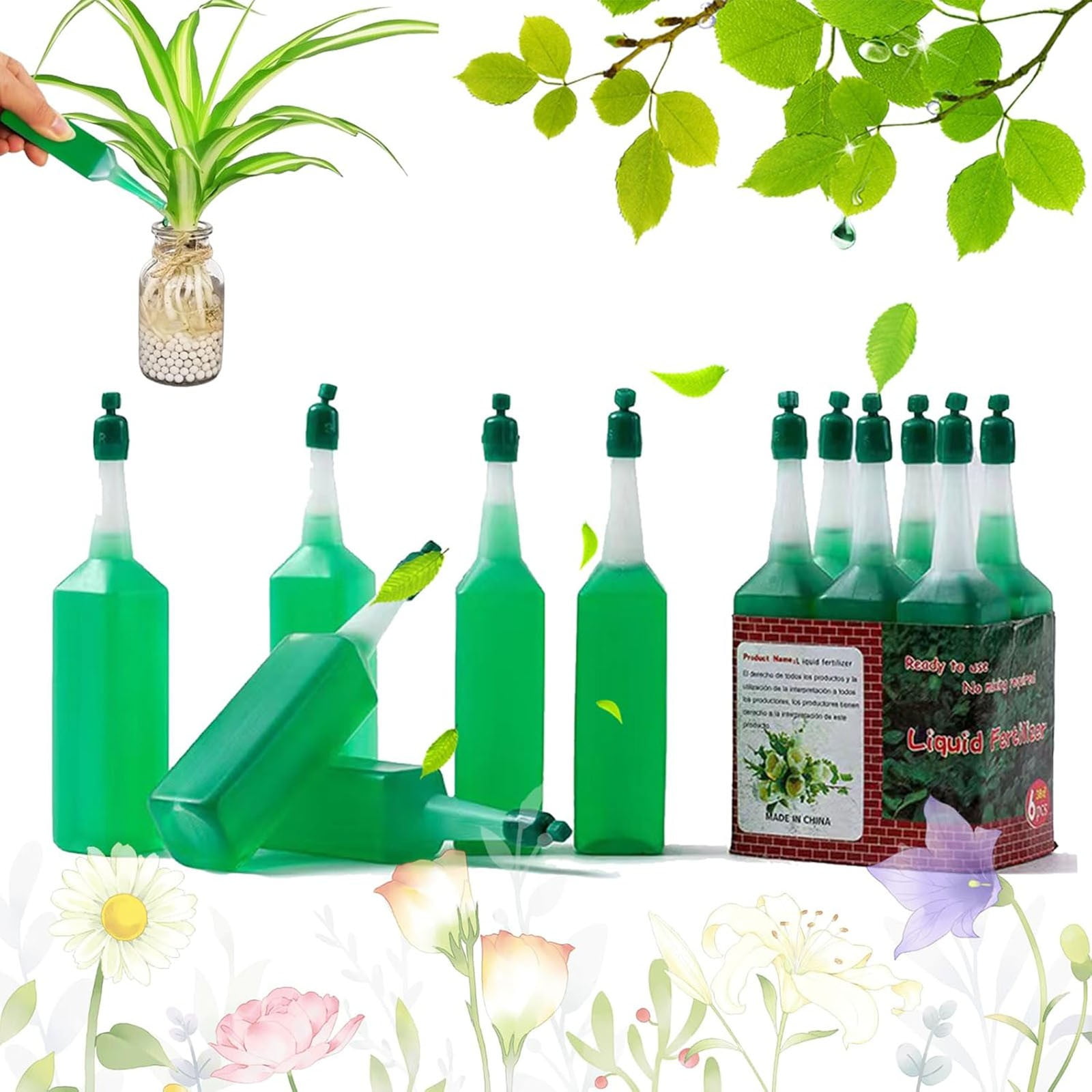 Liquid Fertilizer for All Plants, Hydroponic Nutrients & Foliar Spray ...