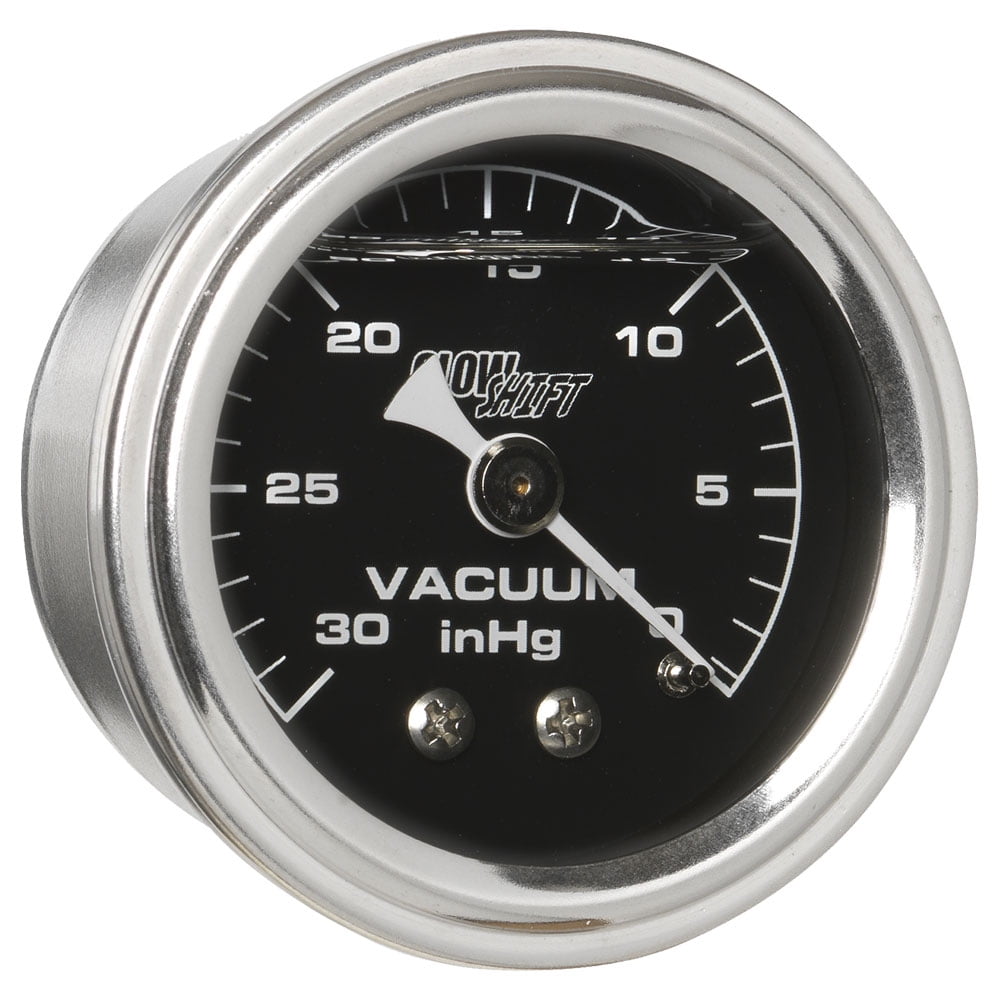 Liquid Filled Black Face Mechanical Vacuum Gauge - Walmart.com