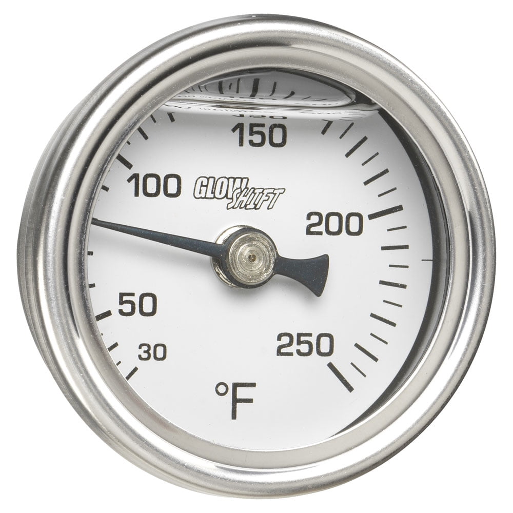 Liquid Filled White Face Mechanical Temperature Gauge - Walmart.com