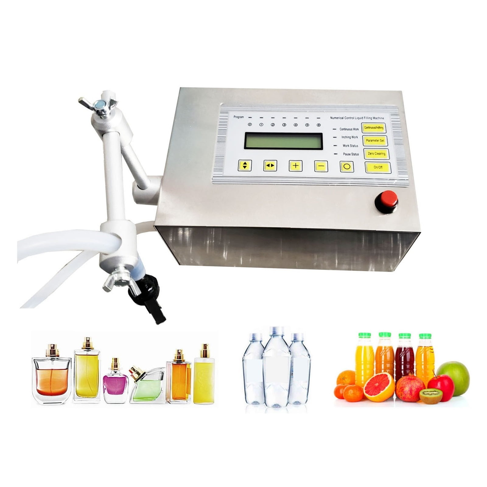 Liquid Filling Machine Digital Control Drink Filler Mini Electric Lcd ...