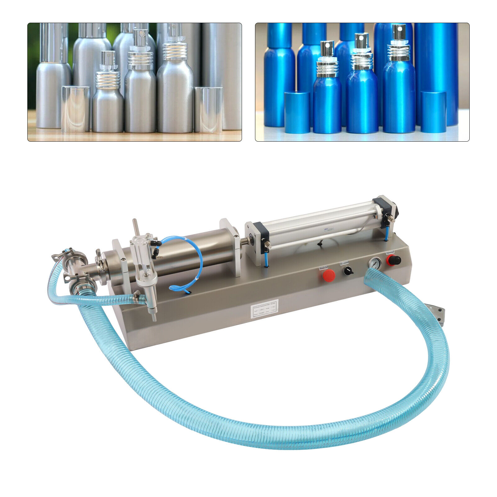 Liquid Filling Machine Pneumatic Piston Filler Single Head Filler 300 ...