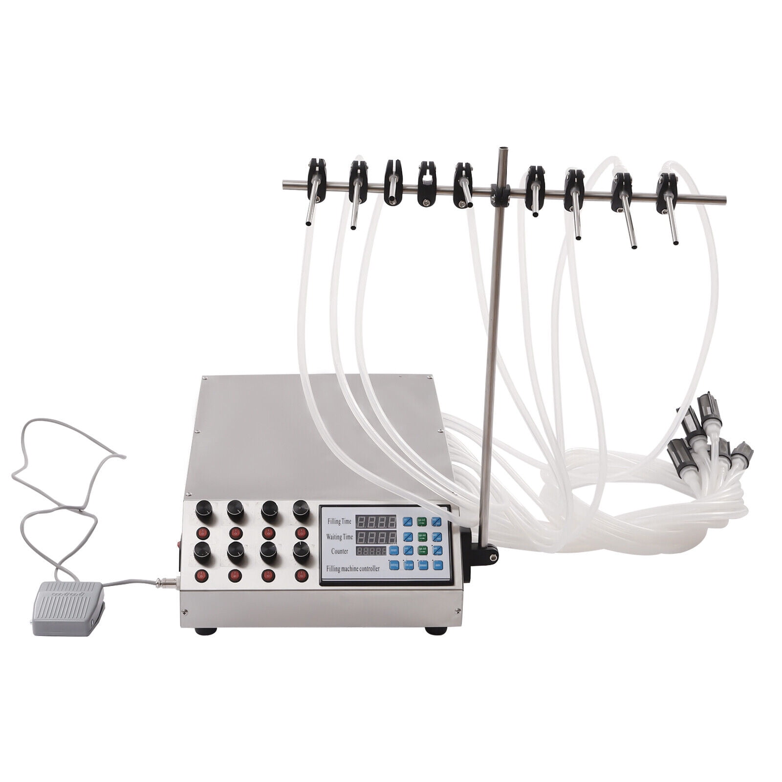 Liquid Filling Machine Semi Automatic 8 Heads Bottle Filler Commercial ...