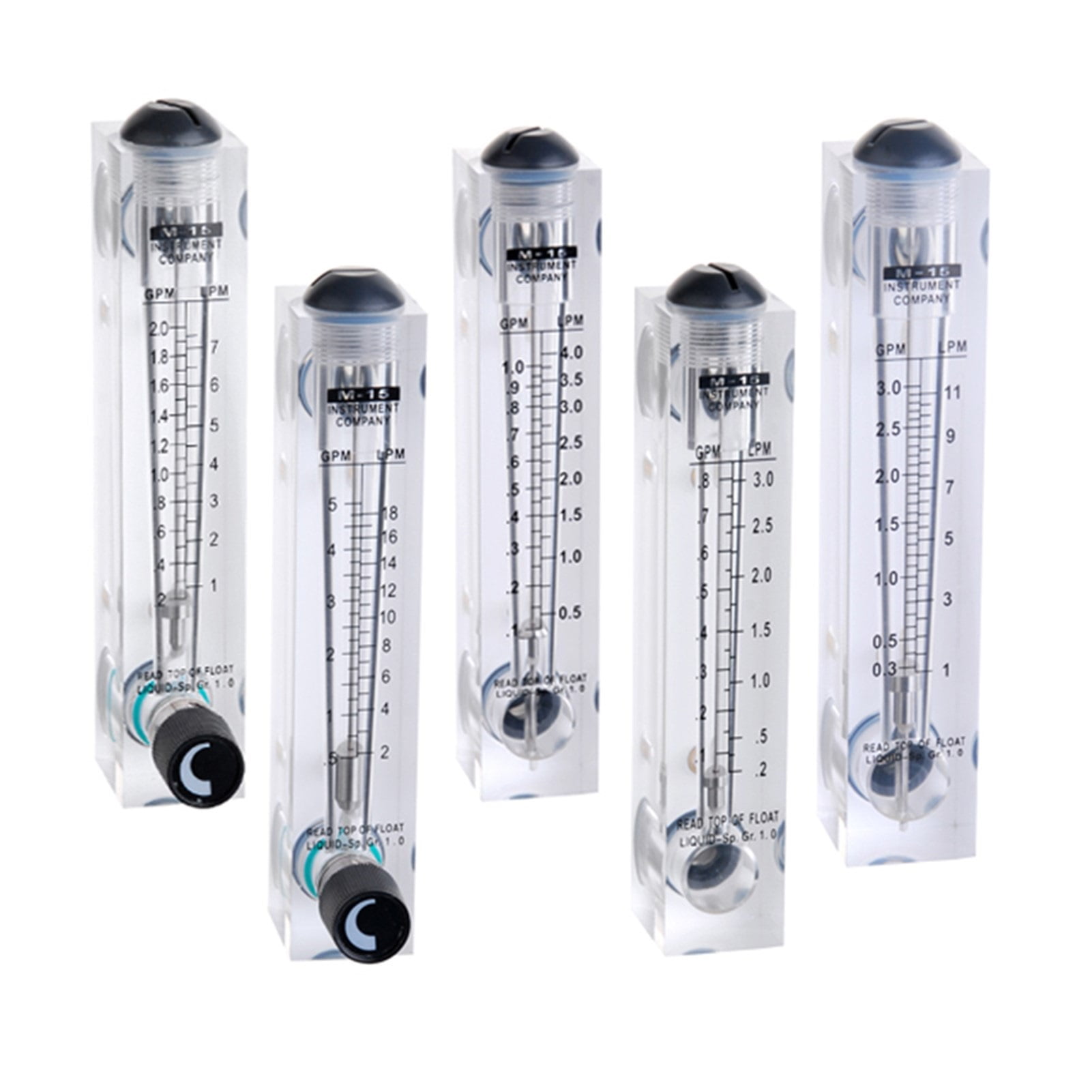 Liquid Flowmeter Water Flow Meter Panel Rotameter With Control Valve ...